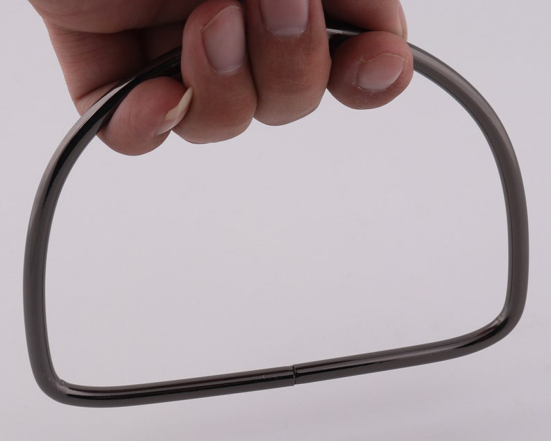 1-2 Pair (135mm×102mm ) Metal D Ring Purse Handle Purse Ring Bag Handle ...