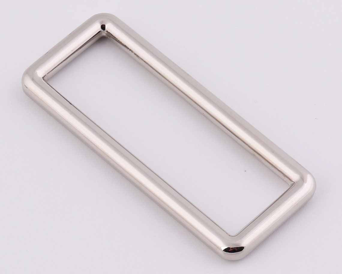 2 50mm Inner metal rectangle buckle rectangular rings | Etsy