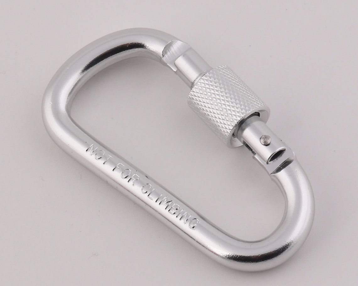 79mm25mm Colours Alloy Carabiner Aluminum Carabiner Gated | Etsy