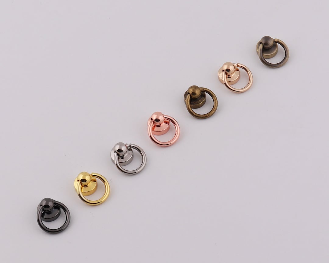 Chain Screw Connector Loop Strap Stud Round Rivet Connector Joint Bag ...