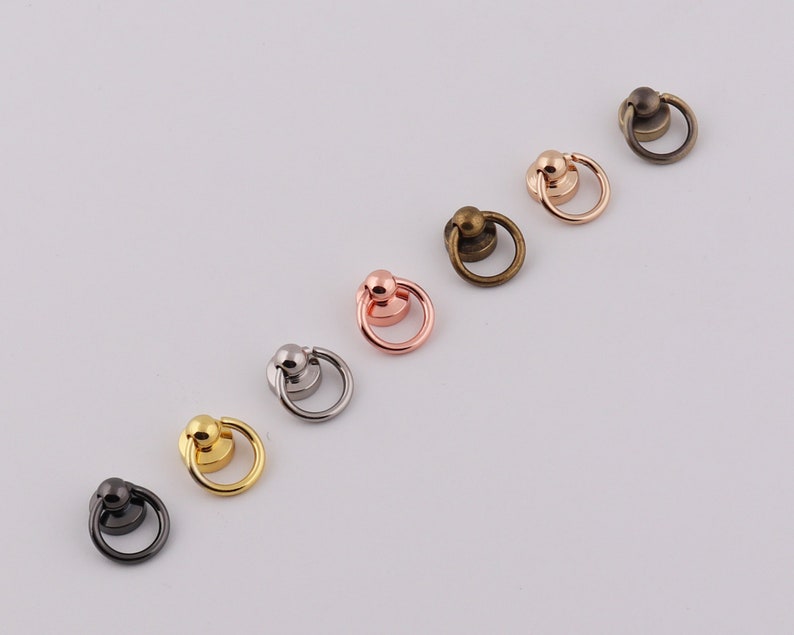 Chain Screw Connector Loop Strap Stud Round Rivet Connector | Etsy