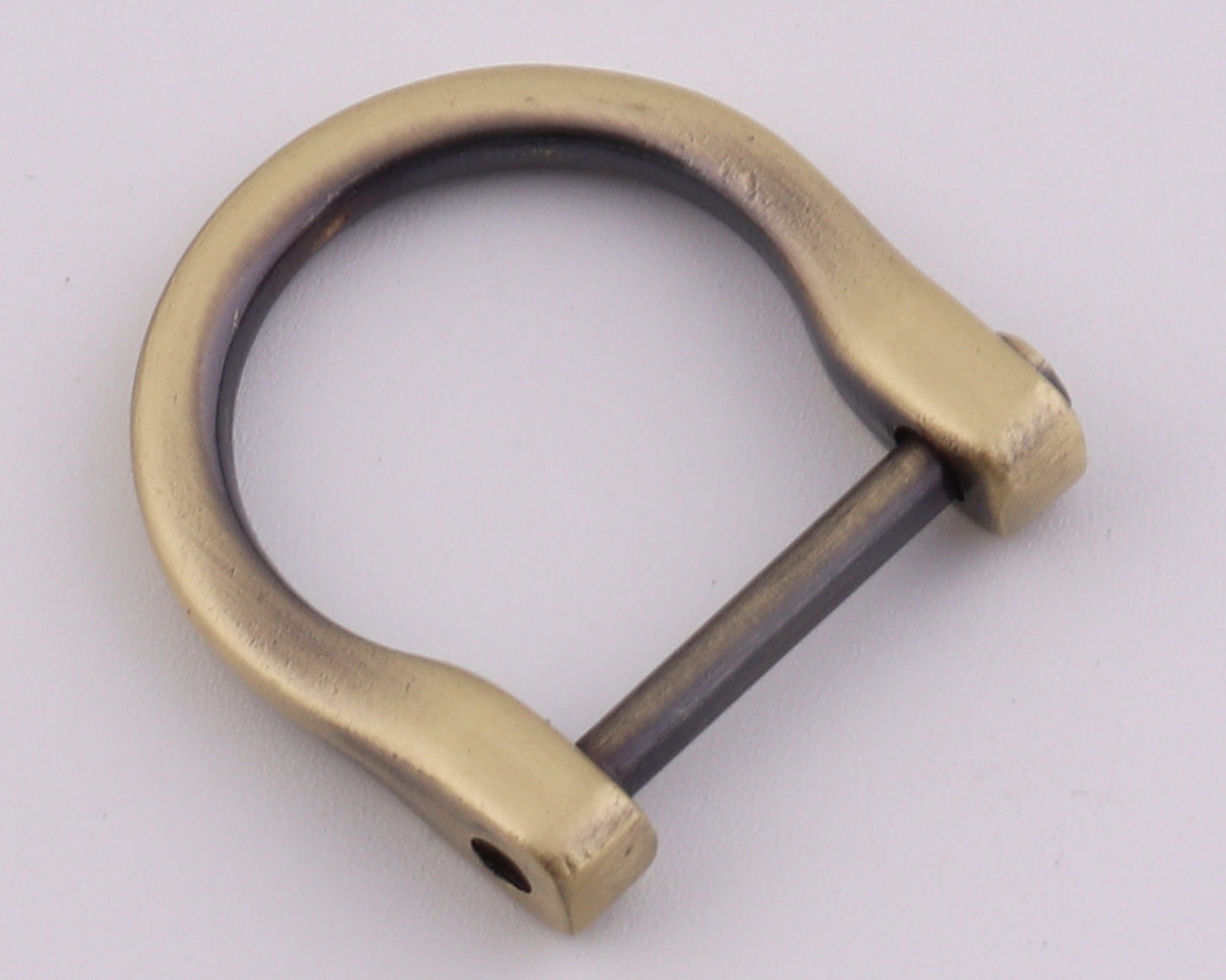 3/4" (19mm Inner) Metal D Ring Screw D Rings U Shape Ring Bag Clasp ...