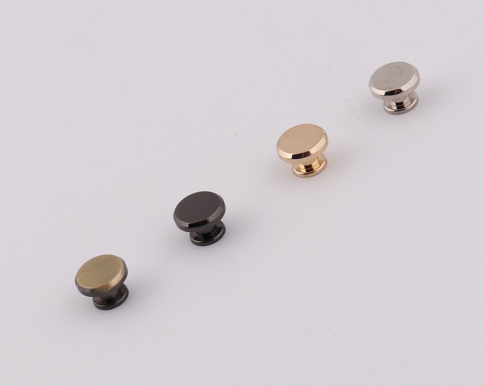 10 Mm Metal Screw Rivets Round Head Screwed Rivets Leather - Etsy