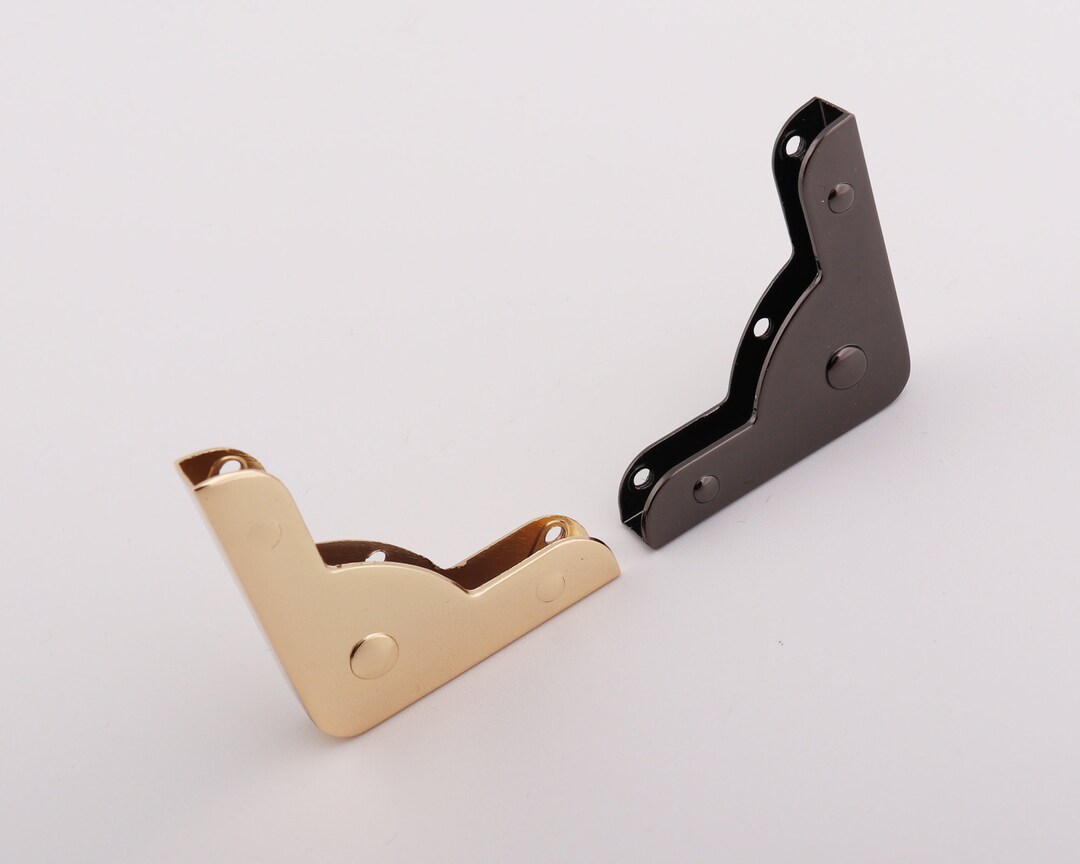 2-4-8 Pcs Metal Purse Corner Light Gold/gun Black Bag Corner Protector ...