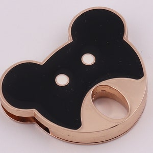 1-2-5 Pcs Bear Metal Lock Bear Shape Purse Lock Turn Lock Twist Lock ...