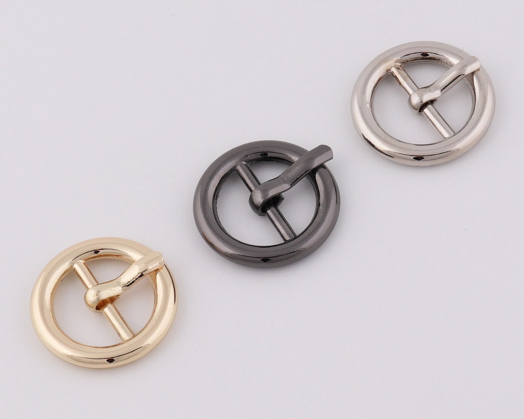 3/4" (18mm Inner) Roundness Belt Buckle Single Prong Belt Buckle Center ...