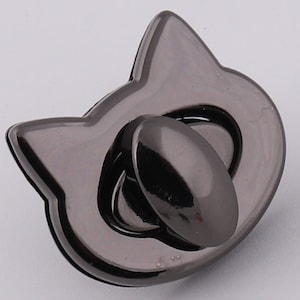 1-2-5 Pcs Cat Bag Lock Purse Twist Lock Metal Lock Turn Lock Purse ...