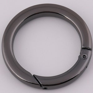 1.25" (32mm Inner) Metal Spring O Ring Clasps Spring Gate Ring Spring O ...