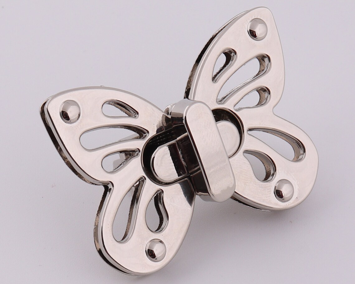 1-2-5 Pcs Butterfly Bag Lock Purse Twist Lock Metal Lock Turn | Etsy