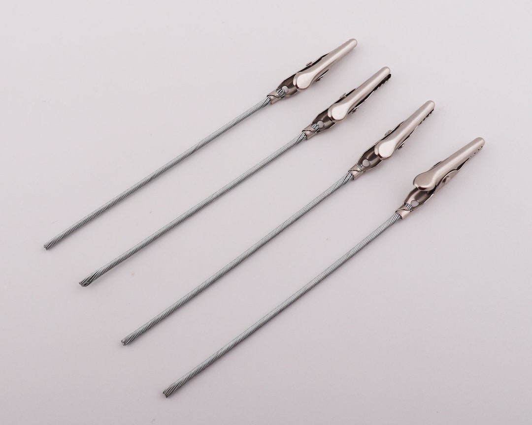 119mm Silver Metal Alligator Clips With Teeth Alligator Clamps Single ...