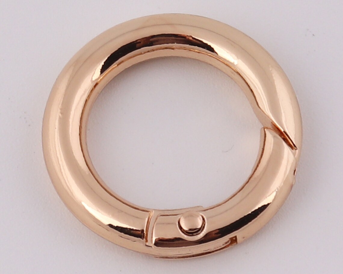 5/8 16mm Inner Spring O Ring Clasps Spring Gate Ring - Etsy