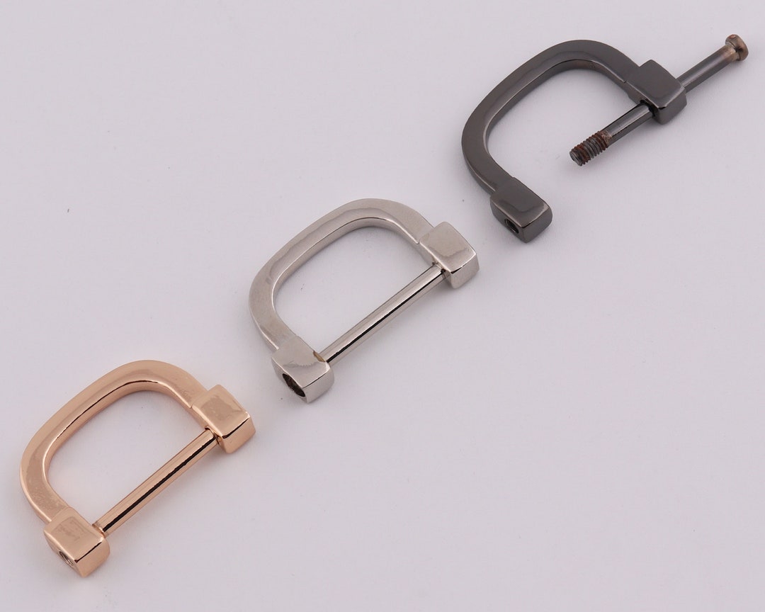1" (24mm Inner) D Buckle Horseshoe D Ring U Shape Ring Screw D Rings ...