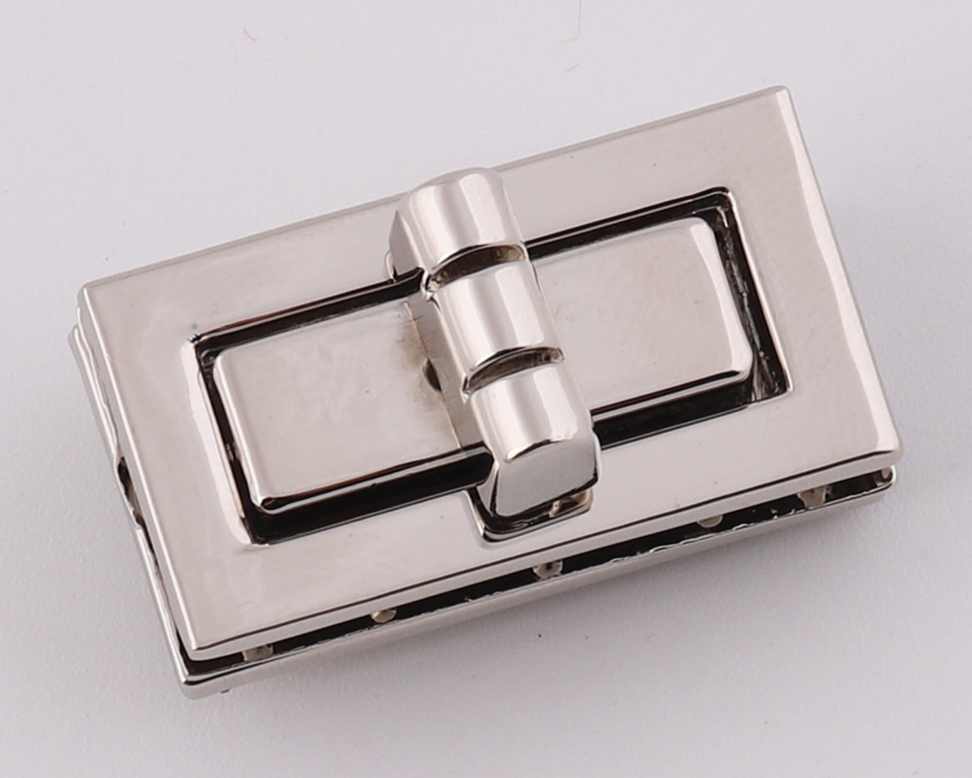 1-2-5 Pcs Rectangle Bag Lock Purse Twist Lock Metal Lock Turn | Etsy