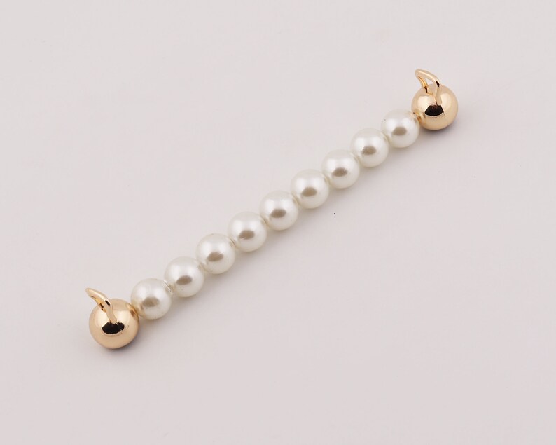 8mm Inner 152 Length Metal Pearl Purse Handle Bag Handle Handbag ...