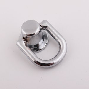 10mm Chain Screw Connector Loop Strap Stud Round Rivet Connector Joint ...
