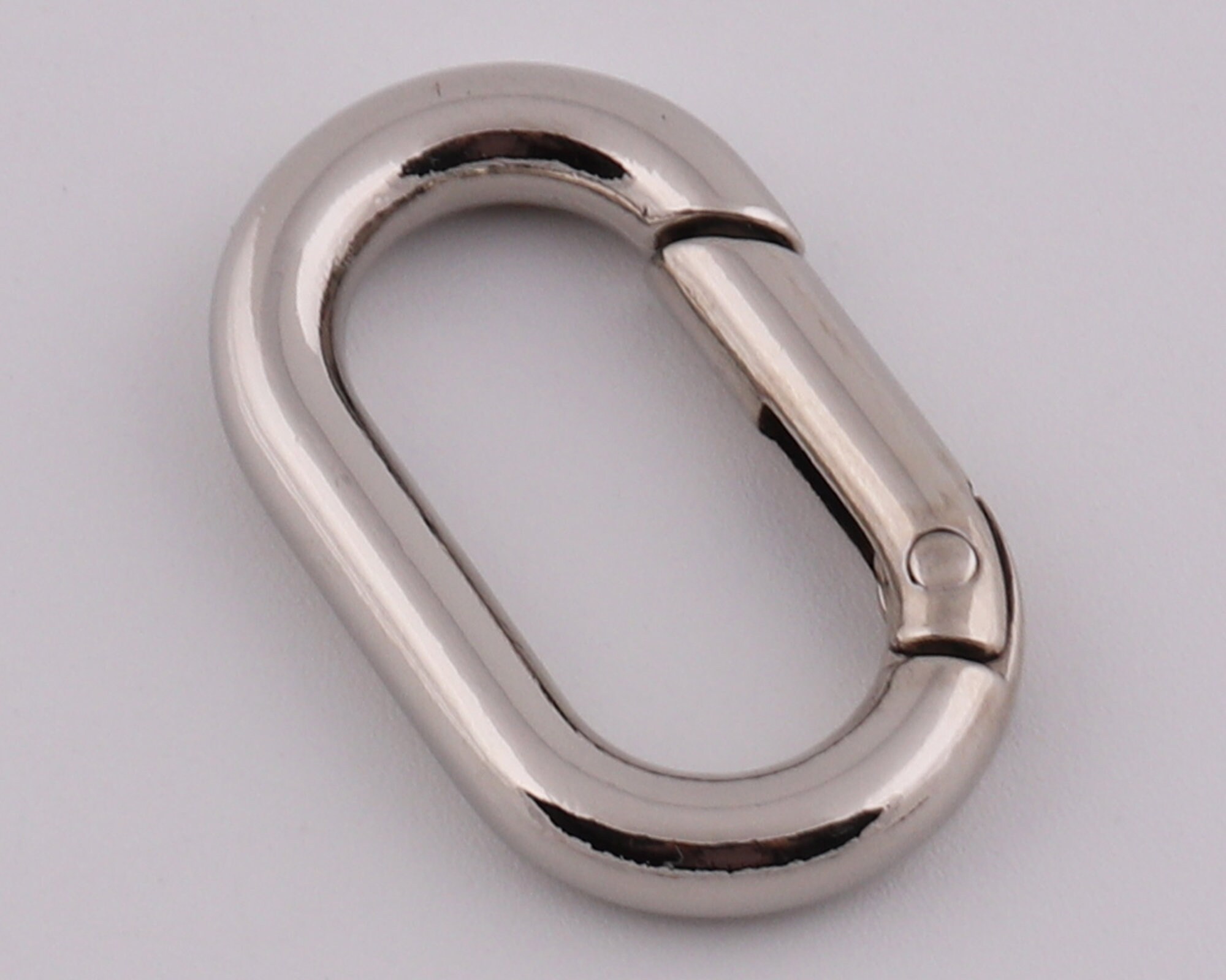 1" (25mm Inner) Oval Spring O Ring Metal Clasps Spring Gate Ring Spring ...