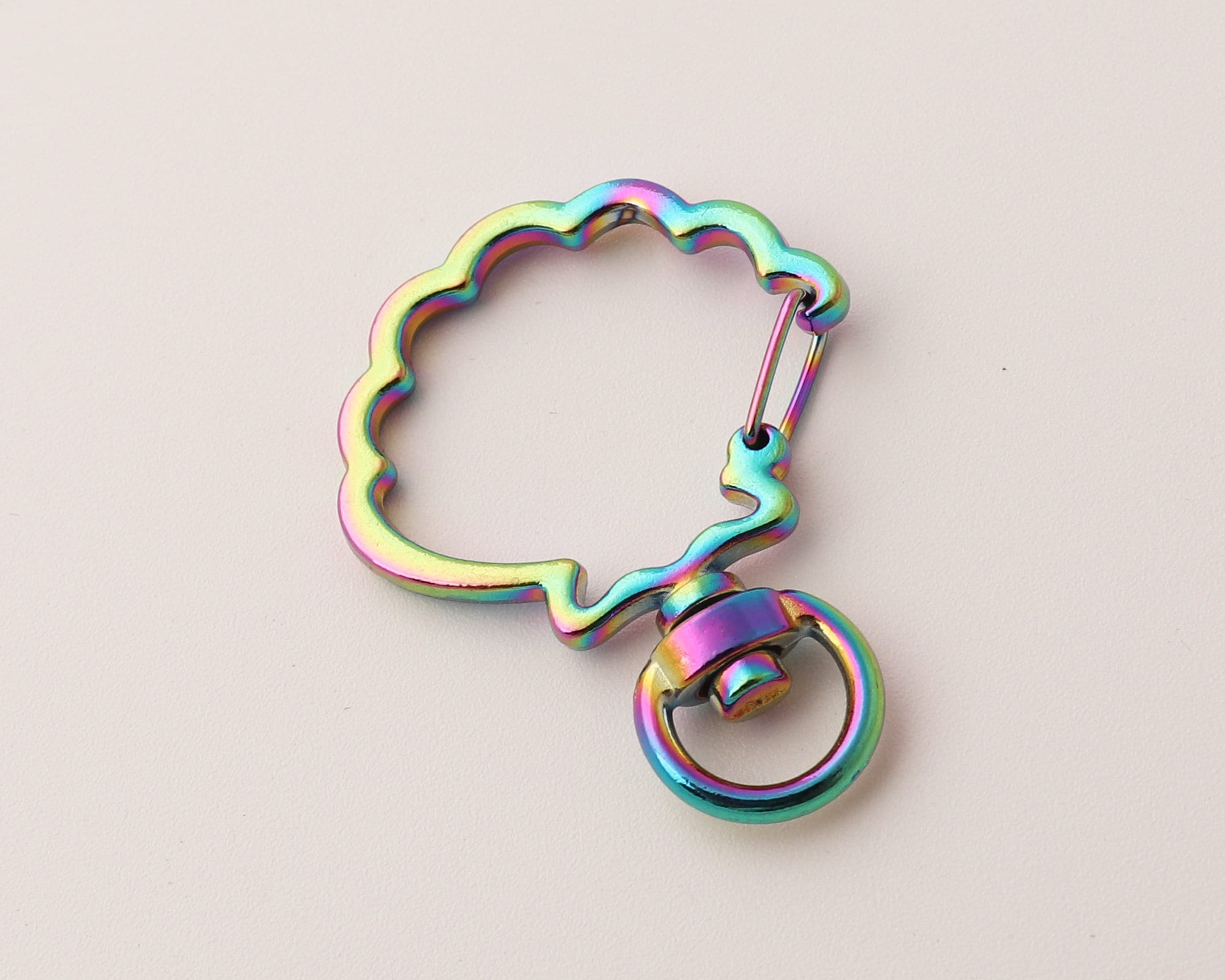 5-10-20 pcs shell dolphin swivel clasp flower snap hook metal | Etsy