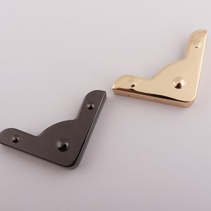 2-4-8 Pcs Metal Purse Corner Light Gold/gun Black Bag Corner Protector ...