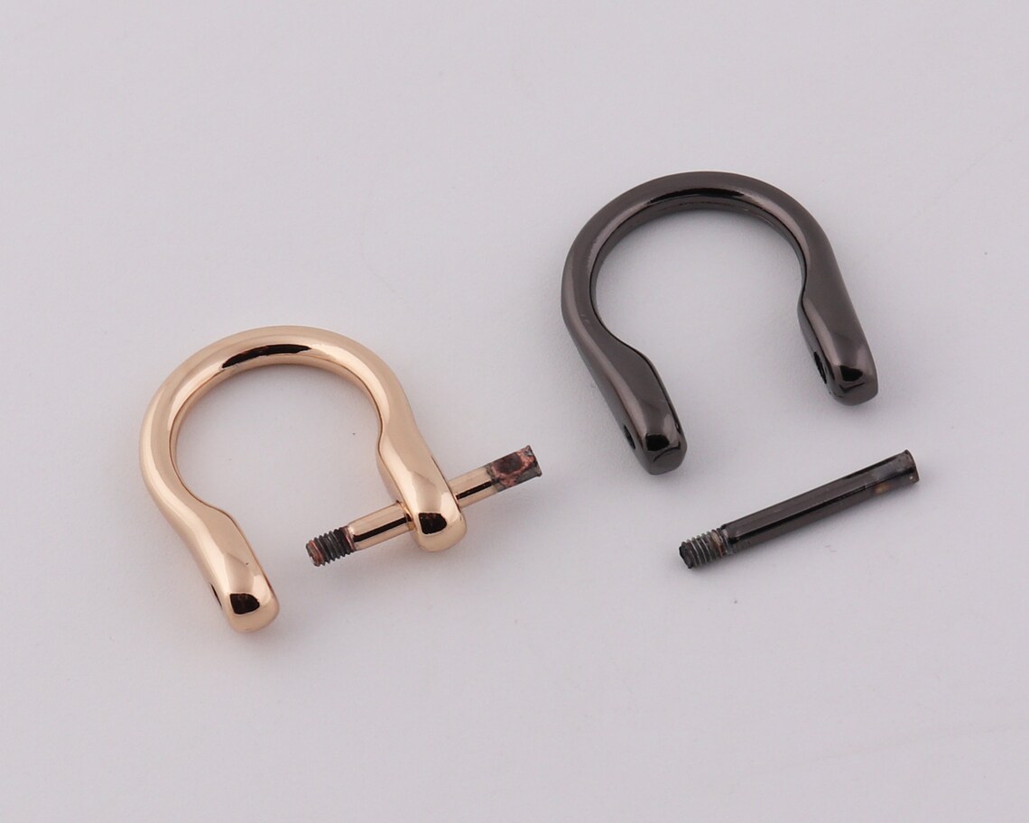 1/2 14mm Inner Metal D Ring Screw D Rings U Shape Ring | Etsy