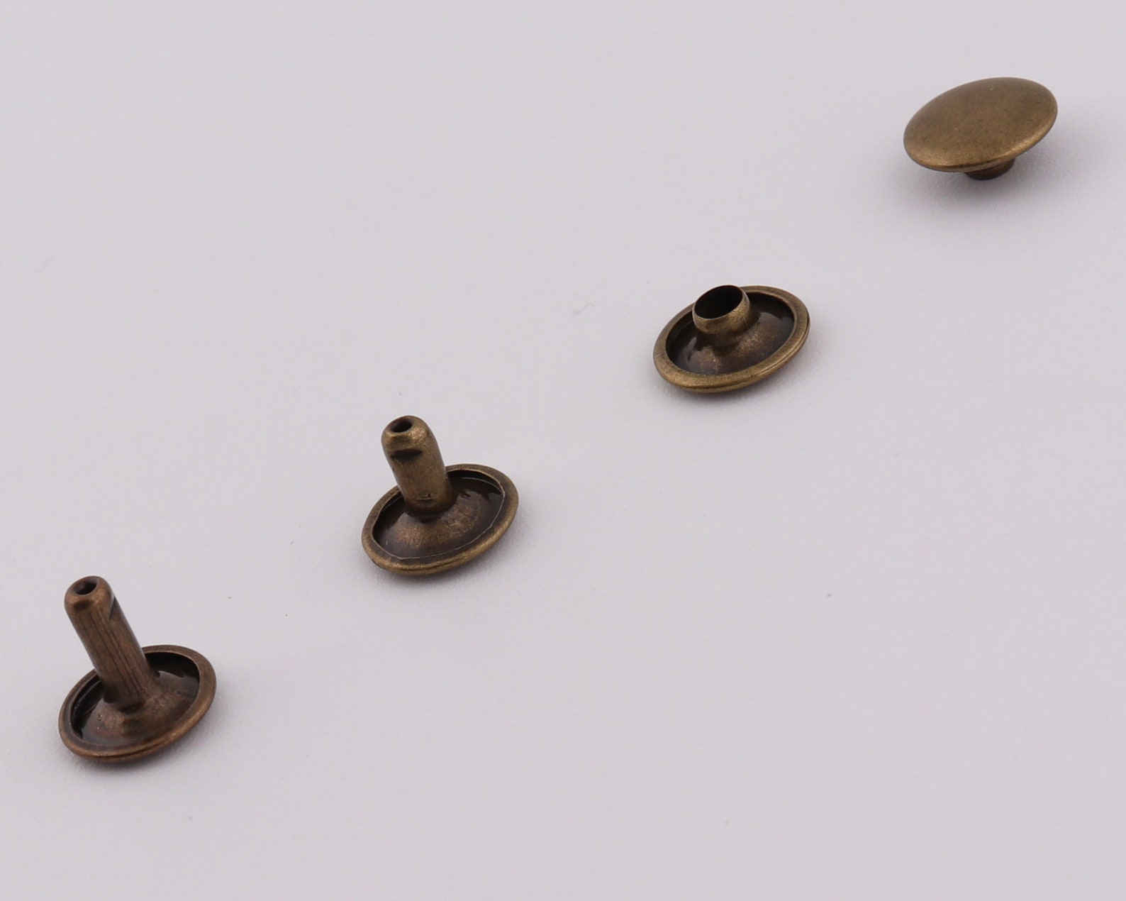 108mm 1010mm Metal Rivets Double Cap Round Rivets Leather - Etsy