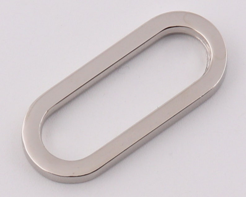 1.25" (31mm Inner) Metal Elliptical Ring Strap Connection Ring Luggage ...