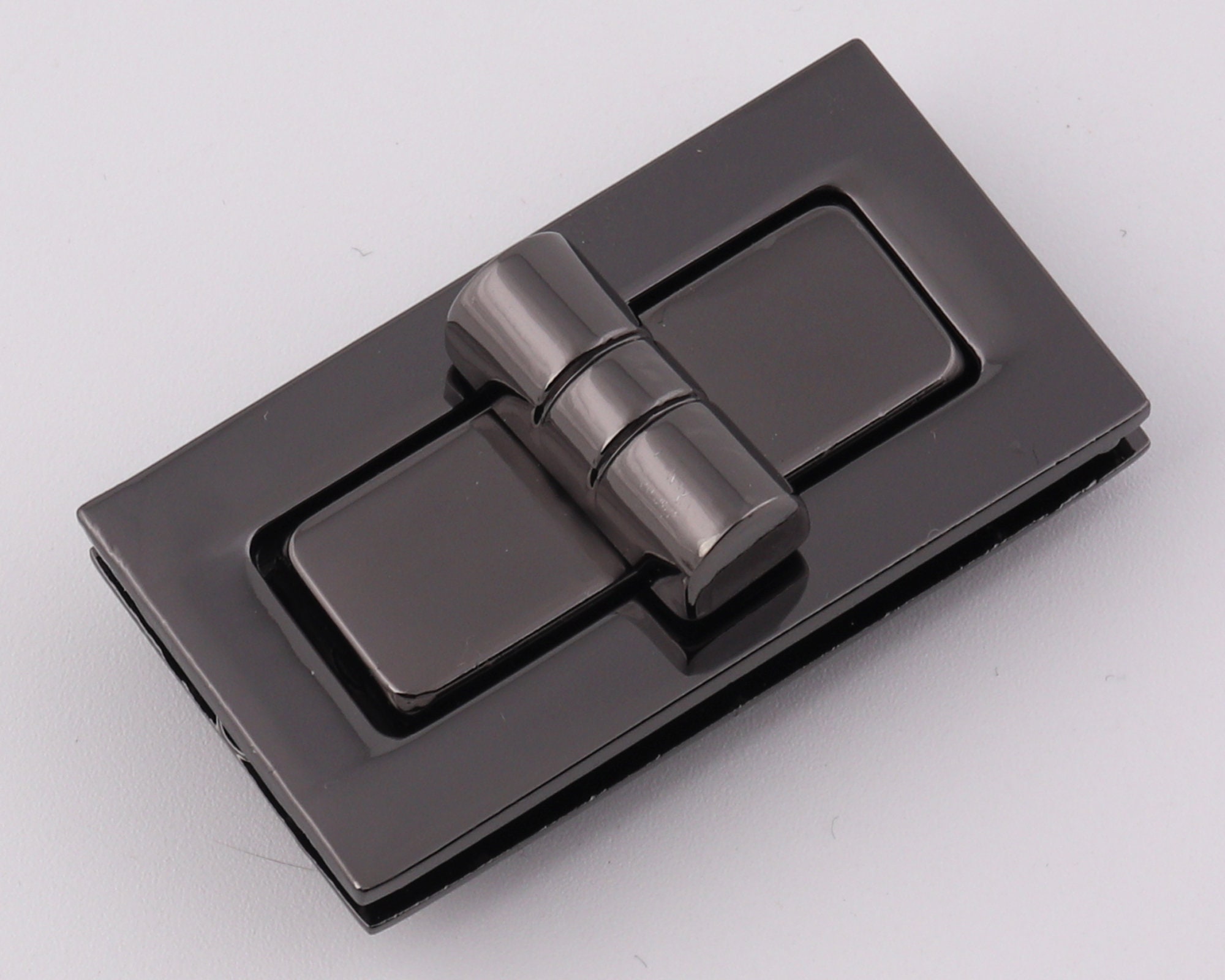 1-2-5 pcs rectangle bag lock purse twist lock metal lock turn | Etsy