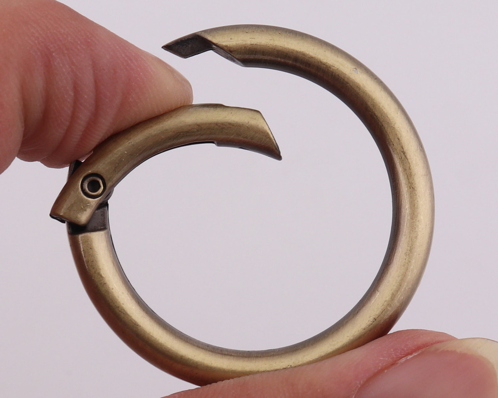 1.25 32mm Inner Spring O Ring Clasps Spring Gate Ring | Etsy