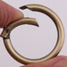 1.25" (32mm Inner) Spring O Ring Clasps Spring Gate Ring Purse O Ring ...