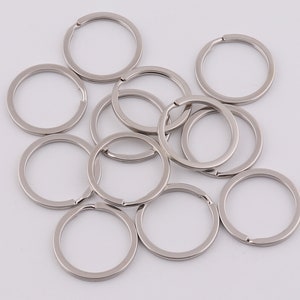 1" (25mm Inner) Key Ring With Solid Iron Ring Can Open Ring Key ...