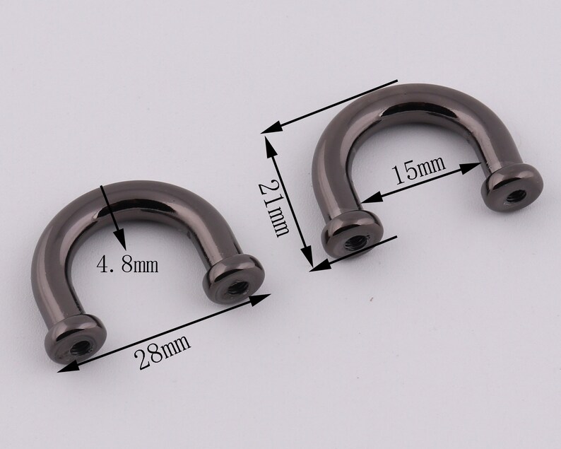 5/8"(15mm Inner) Arch Bridge Buckle Belt Bag Chain Connector Bridge ...