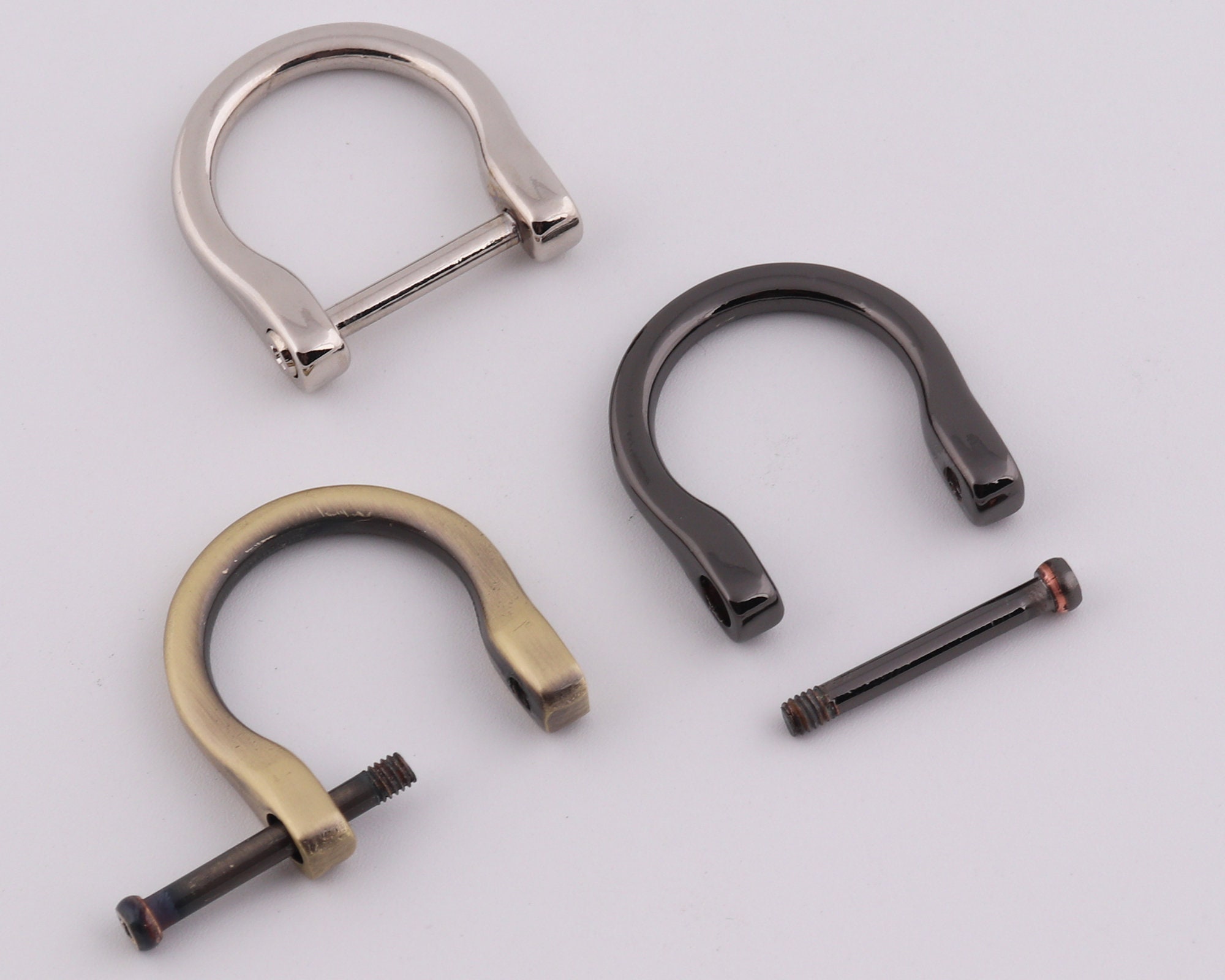 3/4 19mm Inner Metal D Ring Screw D Rings U Shape Ring | Etsy