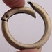 1.25 32mm Inner Metal Spring O Ring Clasps Spring Gate Ring Spring O ...
