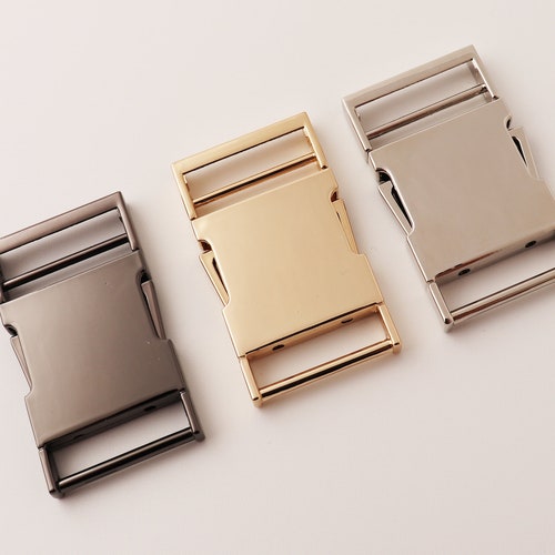 Metal Release Belt Buckle Metal Webbing Buckle Adjustable - Etsy