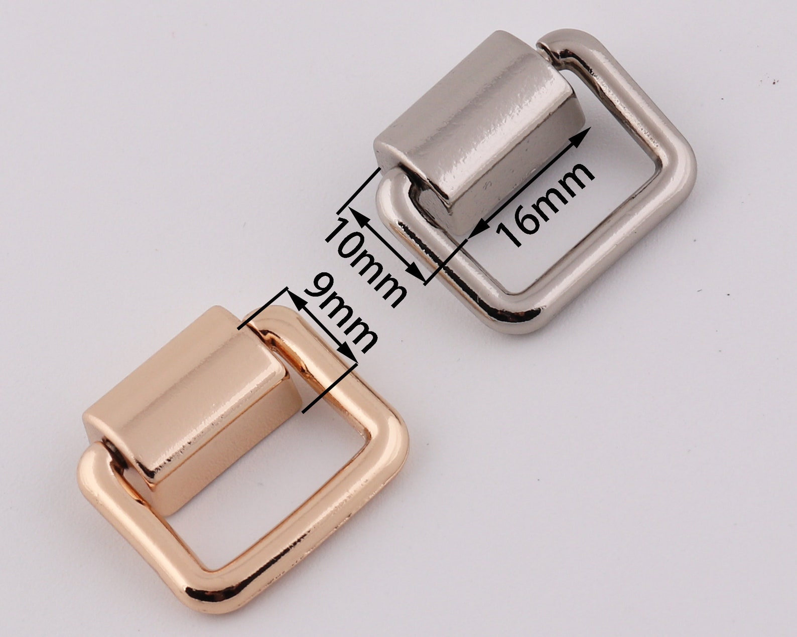 5/8"(16mm Inner) Bronze Arch Bridge Screw D Ring Bag Arch Bridge Bag ...