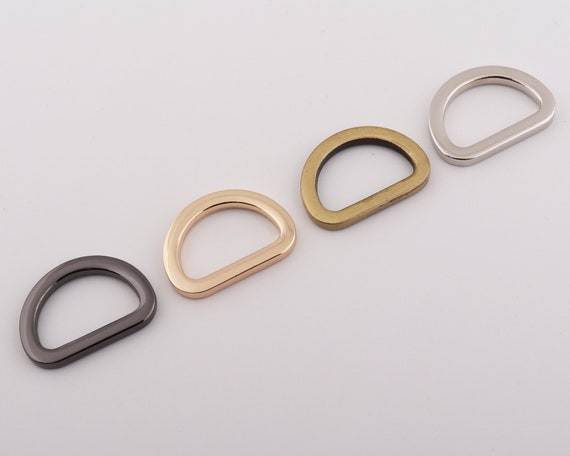 3 4 19mm Inner Metal D Ring Buckle Strap Rings Bags Hardware Purse D Ring Alloy D Rings 2 4 10pcs Etsy Ireland