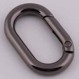 1" (25mm Inner) Oval Spring O Ring Metal Clasps Spring Gate Ring Spring ...
