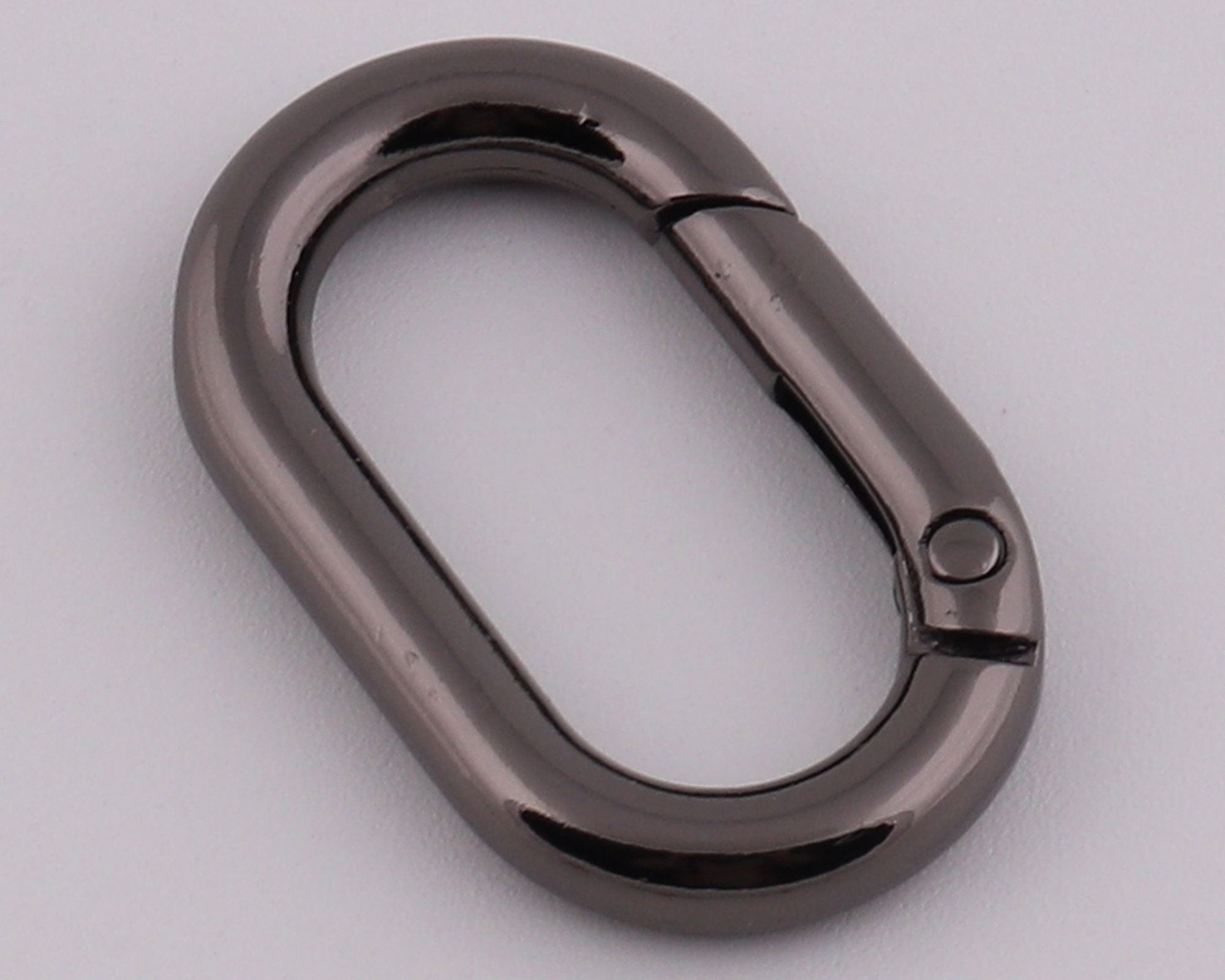 1" (25mm Inner) Oval Spring O Ring Metal Clasps Spring Gate Ring Spring ...