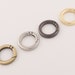 3/4" (19mm Inner) Metal Spring O Ring Clasps Spring Gate Ring Spring O ...