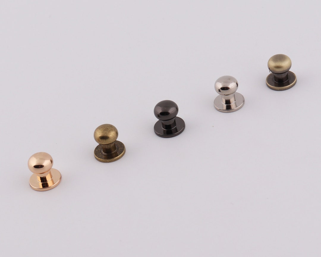 7 Mm Metal Screw Rivets Round Head Screwed Rivets Leather Rivet Metal ...