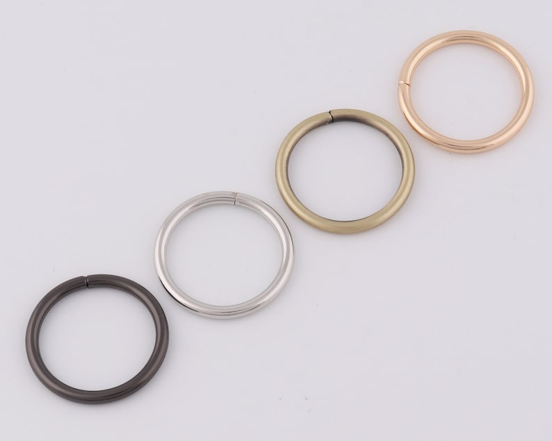 1.25" (32mm Inner) Non Welded Metal O Ring Round O Ring Purse O Ring ...