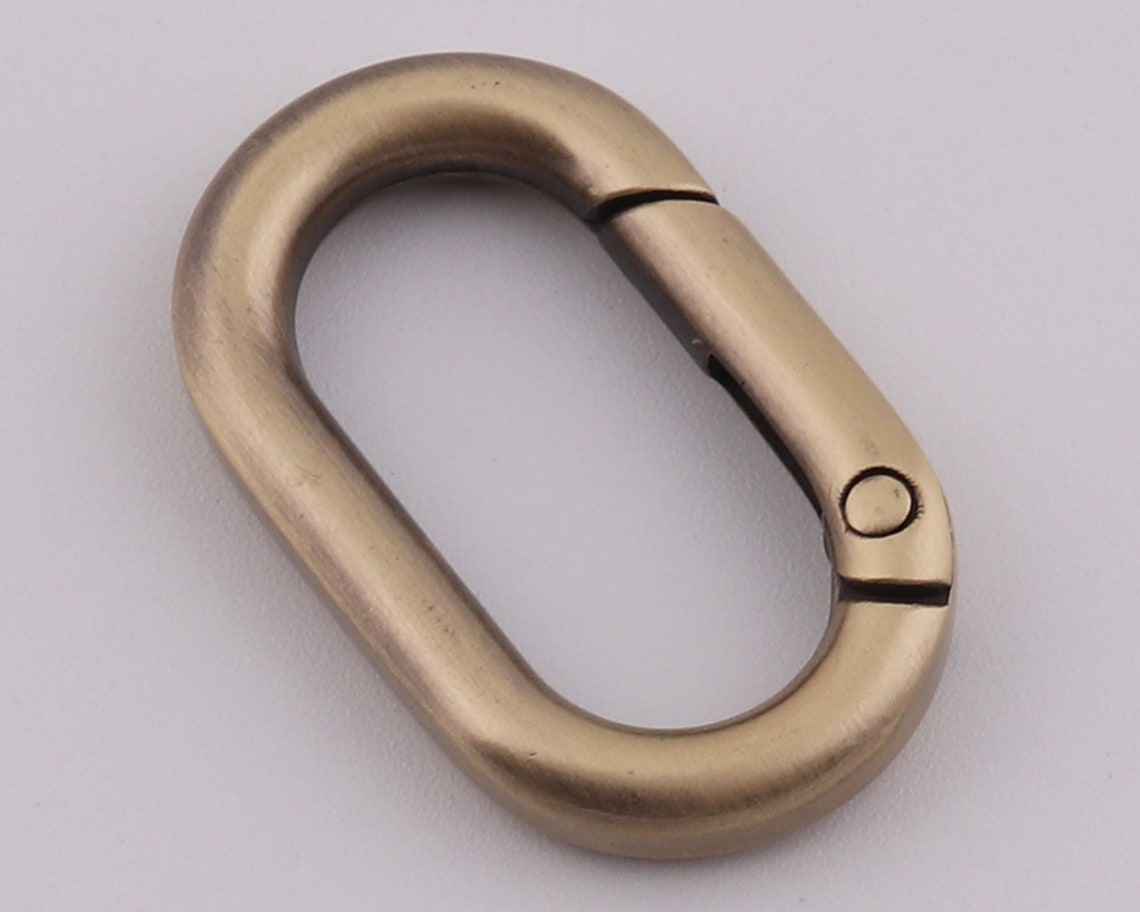 1" (25mm Inner) Oval Spring O Ring Metal Clasps Spring Gate Ring Spring ...