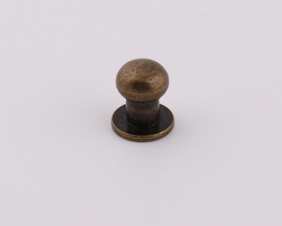 8 Mm Metal Screw Rivets Round Head Screwed Rivets Leather Rivet Metal ...