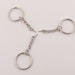 7/8 22mm Inner Key Ring With Solid Iron Ring Chain and - Etsy