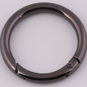 1.25" (32mm Inner) Spring O Ring Clasps Spring Gate Ring Purse O Ring ...