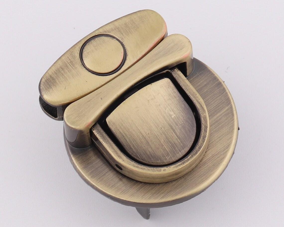 1-2-5 Pcs Insert Lock Bag Lock Purse Metal Clutch Lock Turn - Etsy