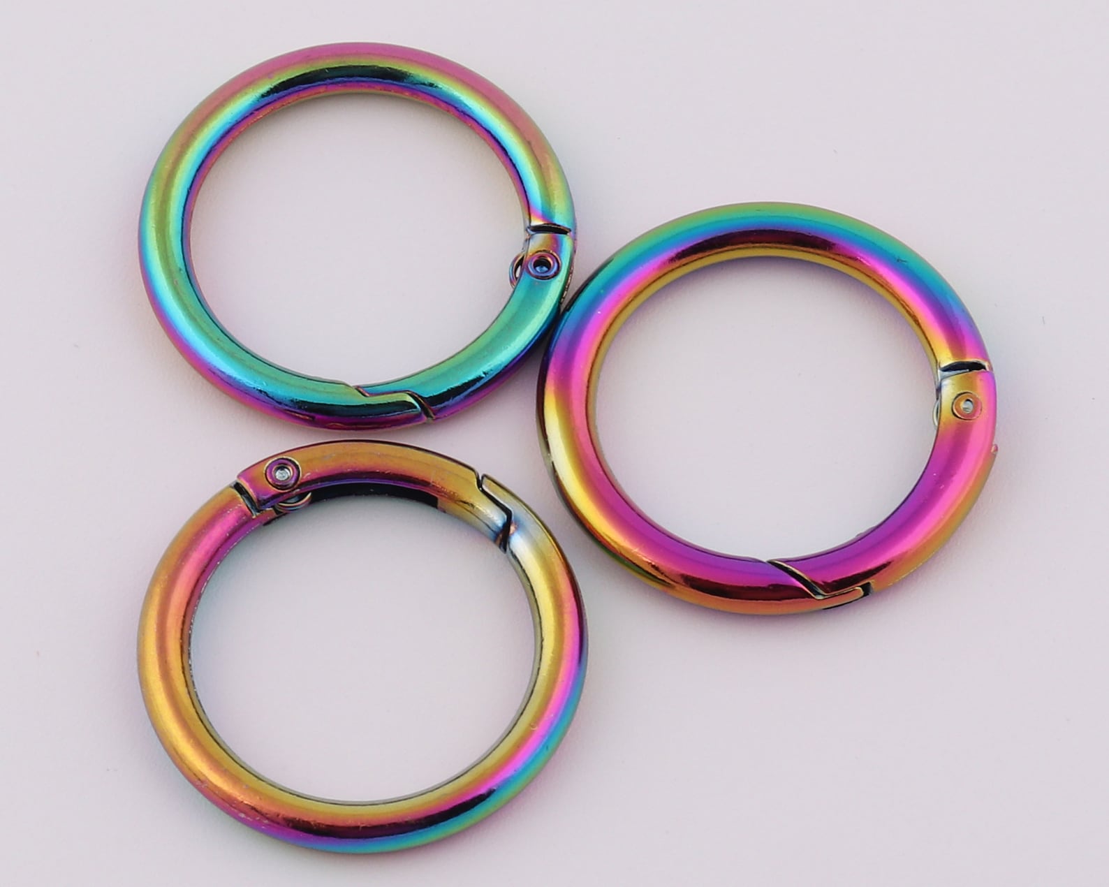 1 25mm Inner Colorful Spring O Ring Clasps Spring Gate | Etsy