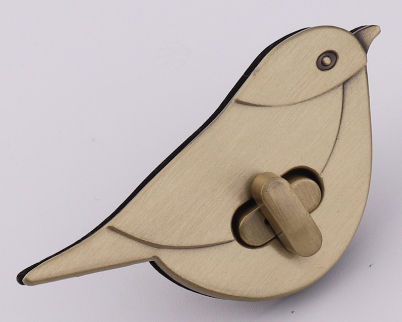 1-2-5 Pcs Bird Bag Lock Purse Twist Lock Metal Lock Turn Lock - Etsy
