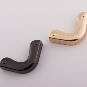 2-4-8 Pcs Metal Purse Corner Light Gold/gun Black Bag Corner Protector ...