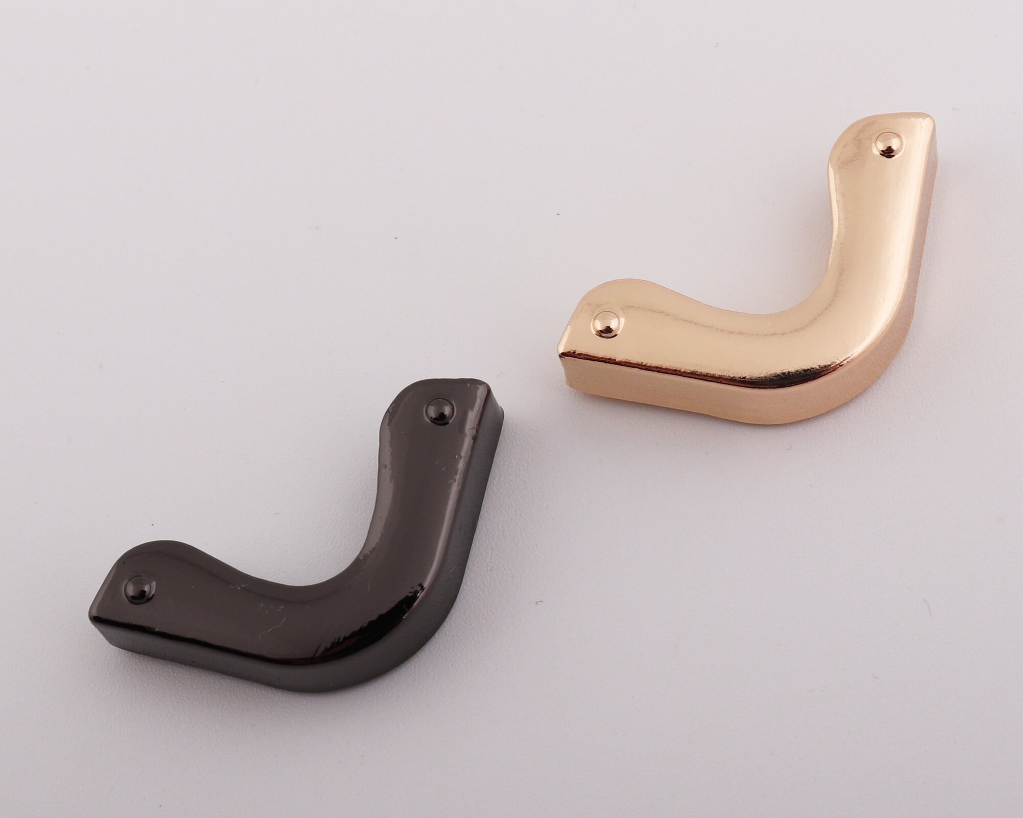 2-4-8 Pcs Metal Purse Corner Light Gold/gun Black Bag Corner - Etsy