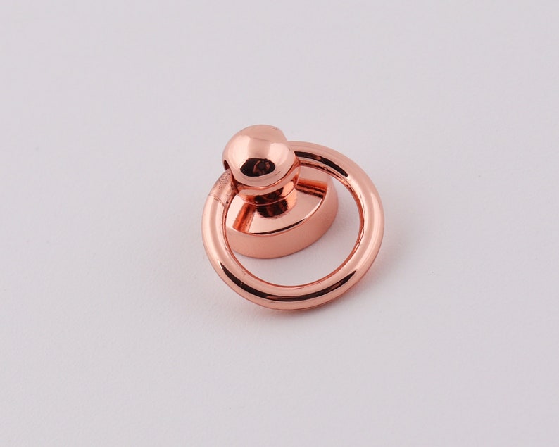 Chain screw connector loop strap stud round rivet connector | Etsy